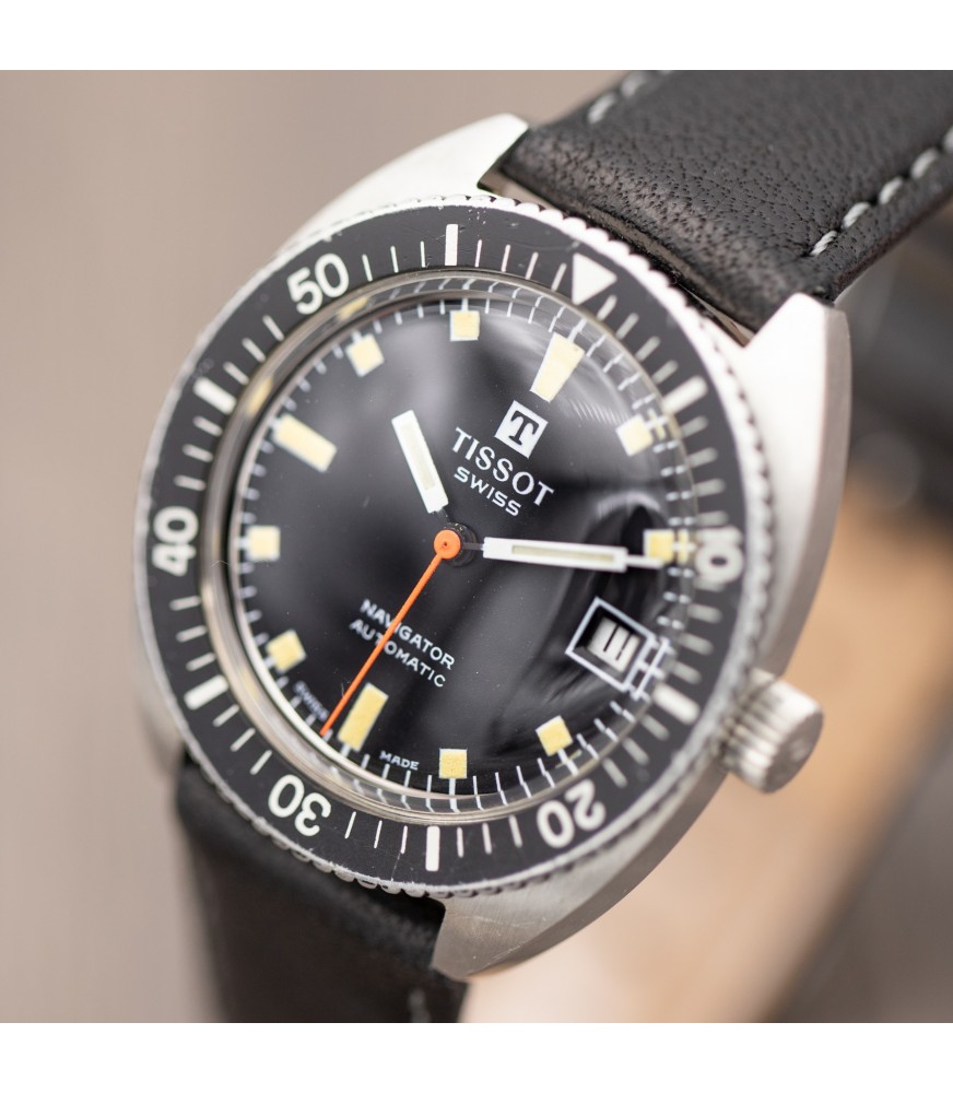 Tissot Navigator Automatic - Vintage Men's Skin Diver Watch - Ref. 44646