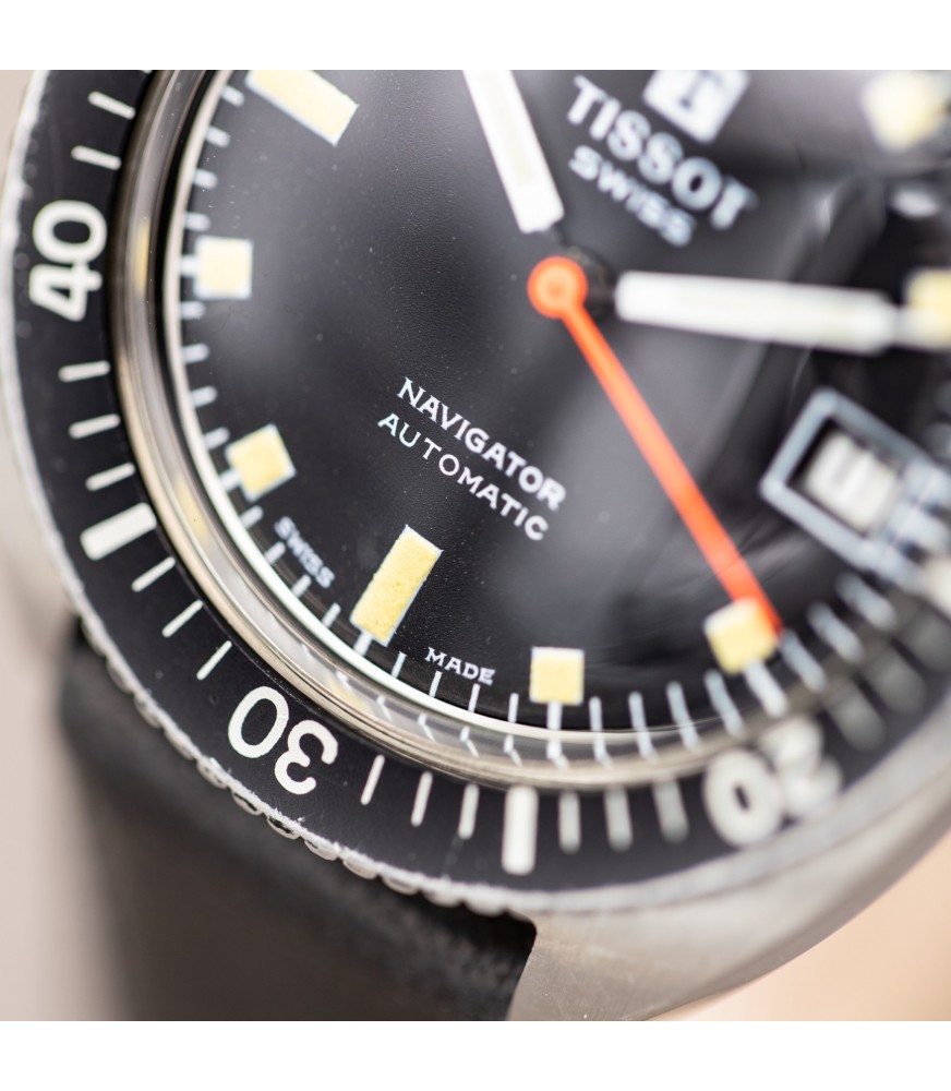 Tissot Navigator Automatic - Vintage Men's Skin Diver Watch - Ref. 44646