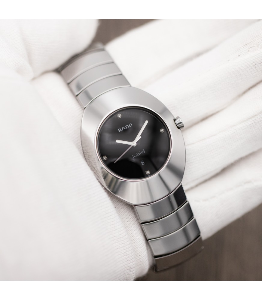 Rado Ovation Jubilé - Vintage Ladies' Ceramic Quartz Watch - Diamond ...