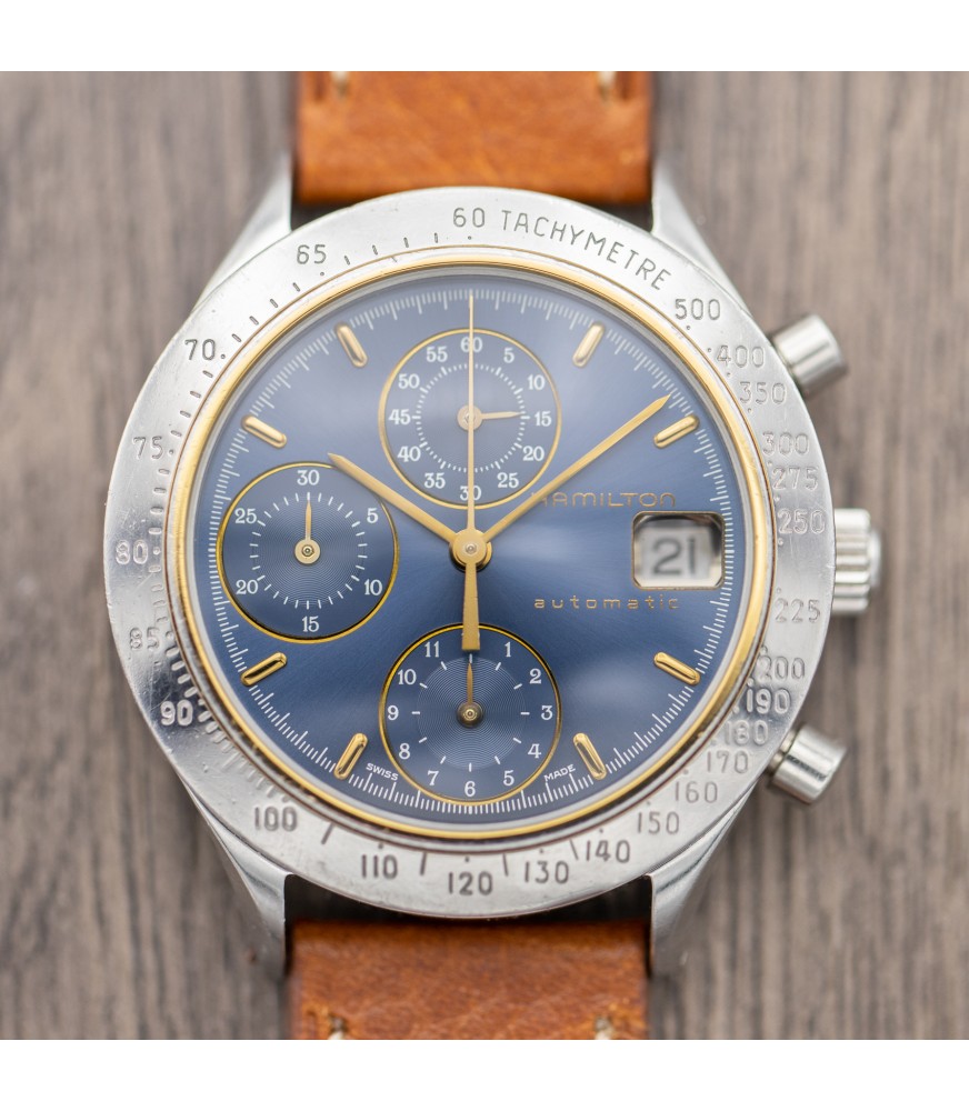 Hamilton Lancaster Chronograph - Rare Vintage Automatic Men's Watch ...