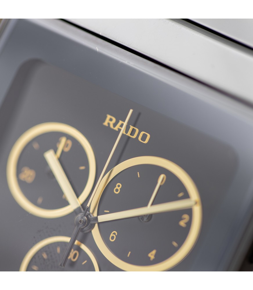 Rado Diastar Ceramica XL Chronograph - Oversize - Ceramic Men's Quartz ...