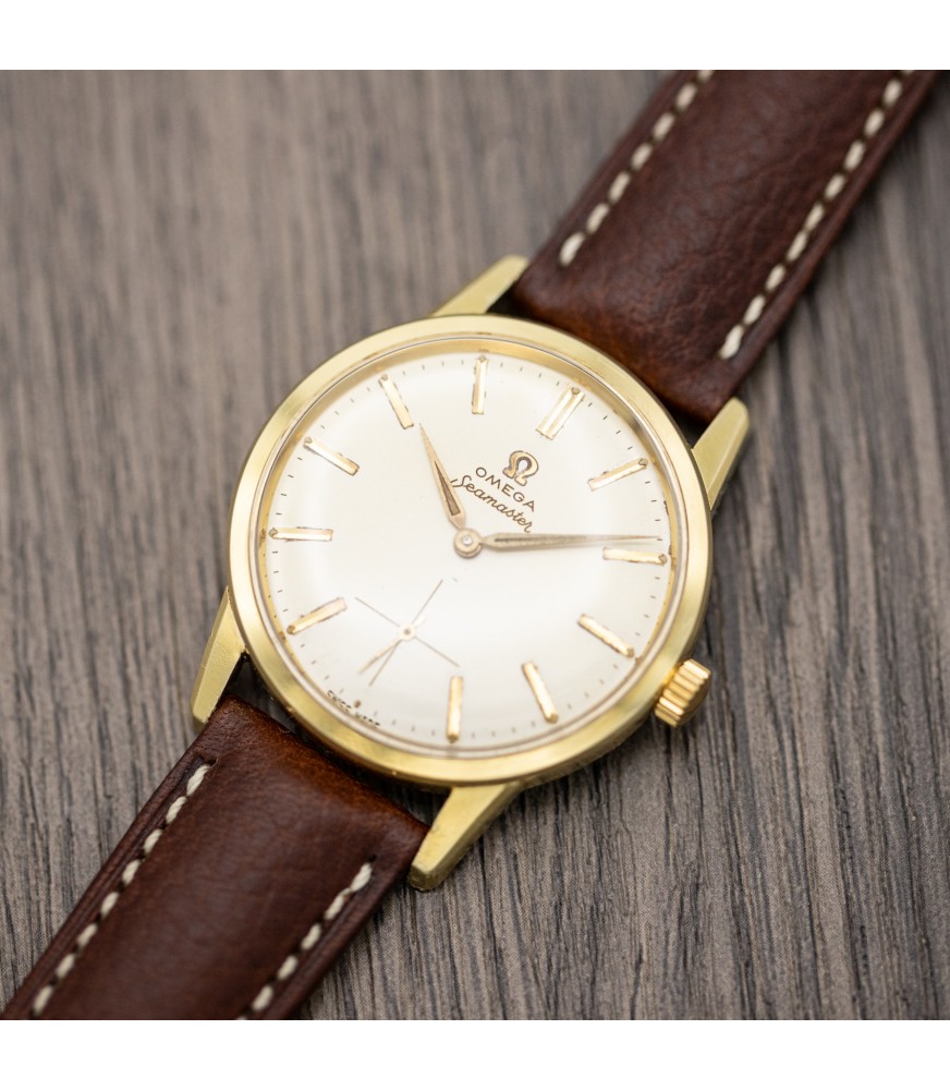 Omega Seamaster "Jumbo" - Vintage Gold Capped Manual Wind Men's Watch ...