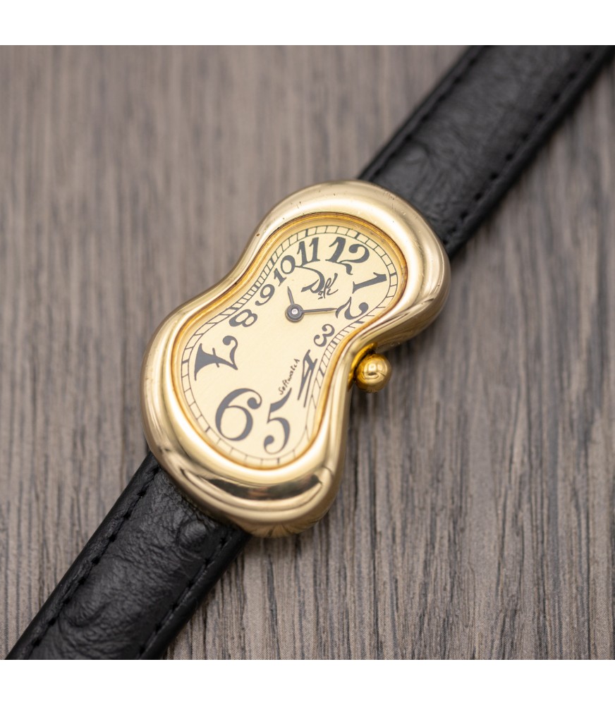 Exaequo Softwatch "Salvador Dali" - Vintage Gold Plated Quartz Watch ...