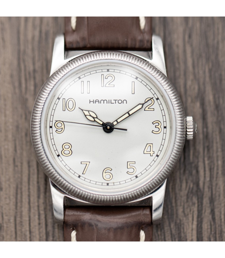 Hamilton Lancaster - Vintage Military Inspired Quartz Watch - Stainless ...