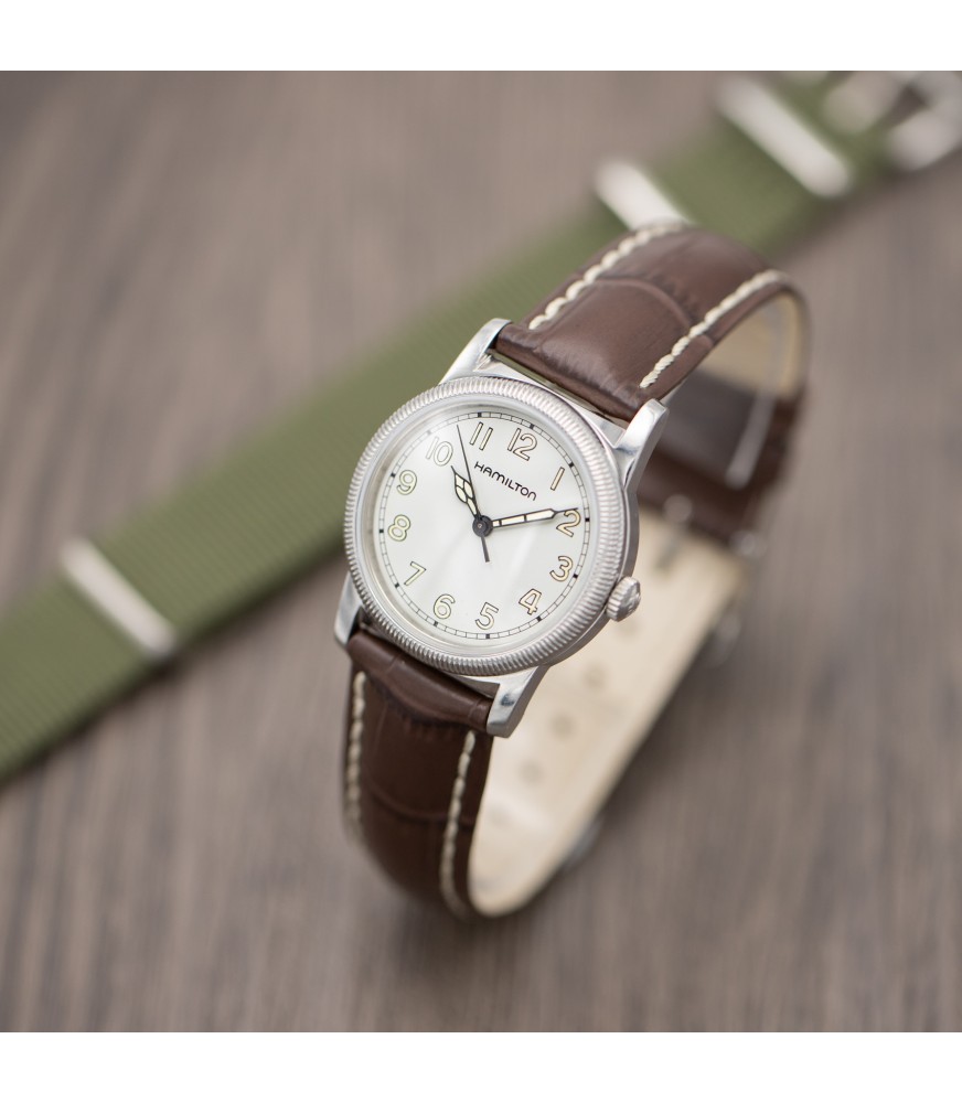 Hamilton Lancaster - Vintage Military Inspired Quartz Watch - Stainless ...
