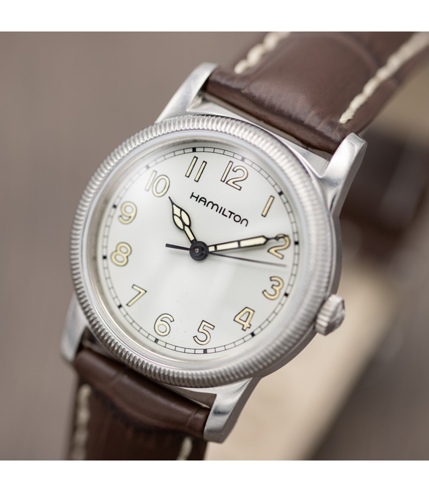 Hamilton Lancaster - Vintage Military Inspired Quartz Watch - Stainless ...