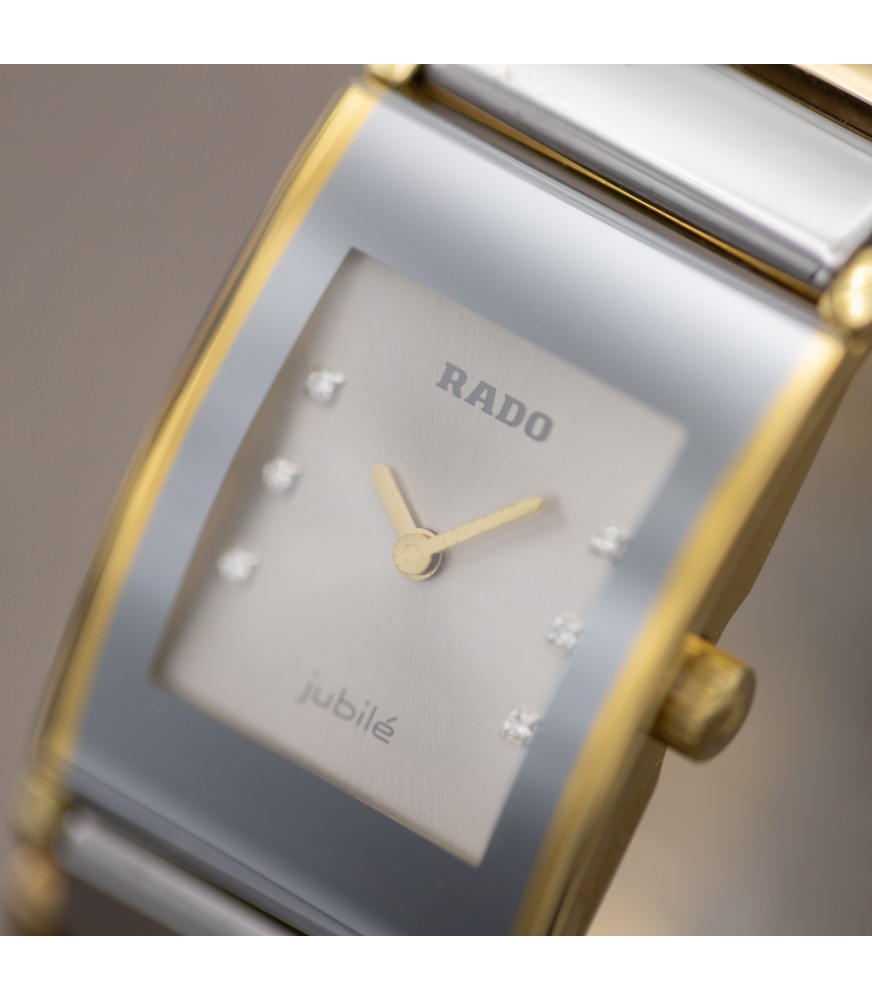 Rado Diastar Jubilé - Swiss Made Ceramic Ladies Watch Full Set - Diamond Dial - Ref. 153.0750.3
