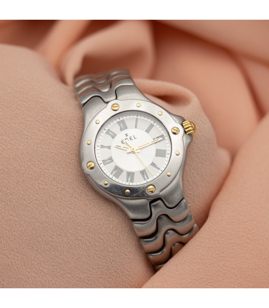 Ebel Sportwave Gold/Steel Quartz Ladies' Watch - Ref. E6087621