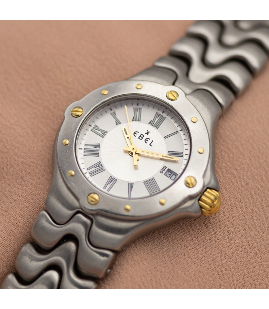 Ebel Sportwave Gold/Steel Quartz Ladies' Watch - Ref. E6087621